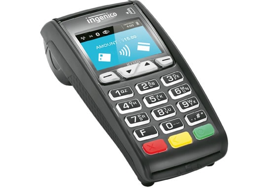 Our credit card terminals are EMC compatible and PCI compliant